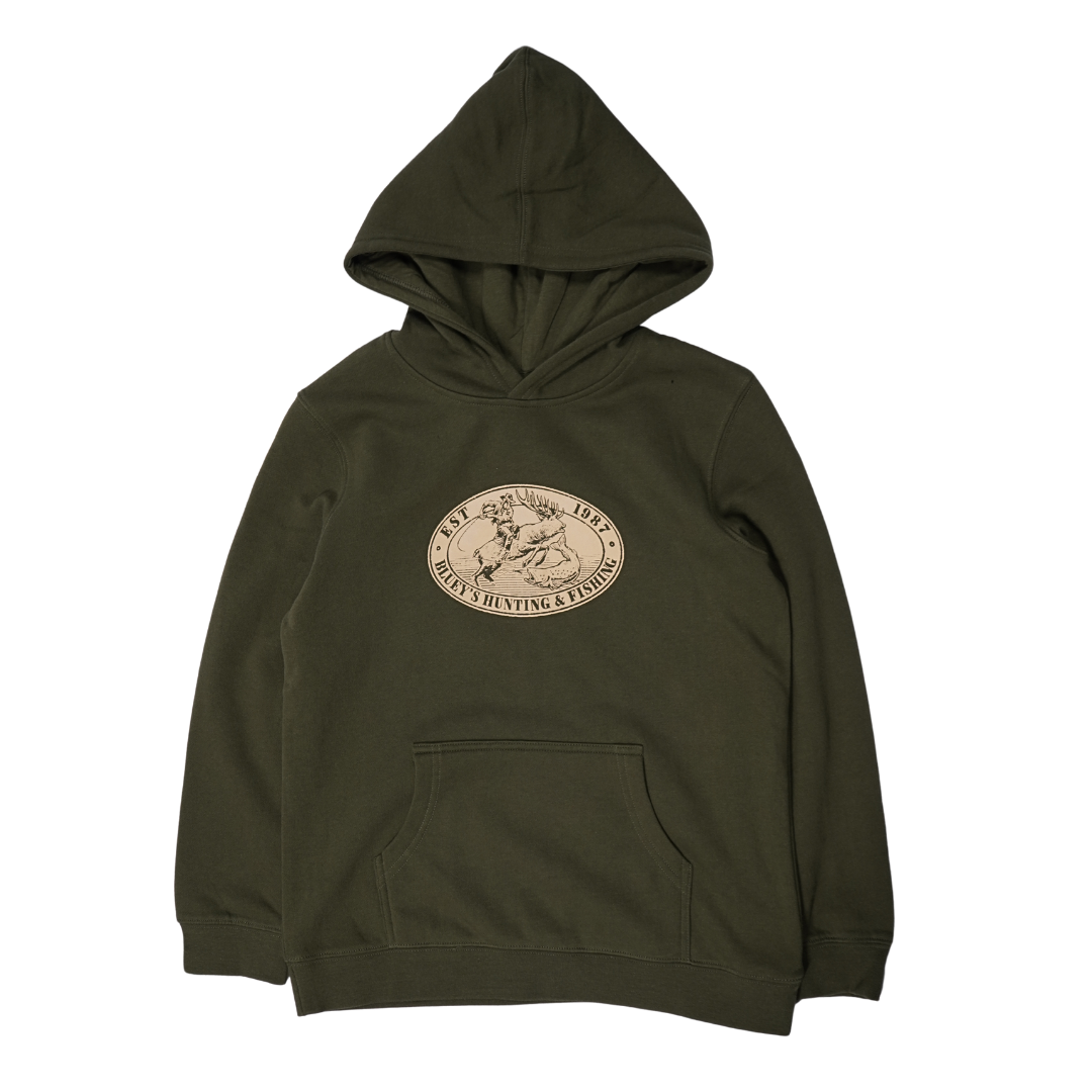 Bluey's Kids Red Stag Bandit Hoody — Bluey's Hunting & Fishing